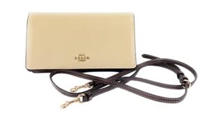 coach anna foldover leather crossbody