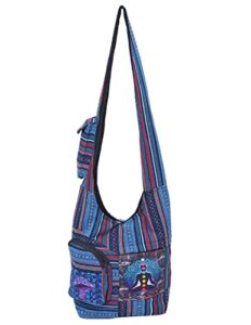 the collection royal graphic crossbody bag for women, boho purse, boho bag, hippie bag, indie tote bag, cloth purse for women