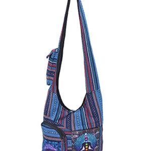 THE COLLECTION ROYAL Graphic Crossbody Bag for Women, Boho Purse, Boho Bag, Hippie Bag, Indie Tote Bag, Cloth Purse for Women