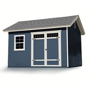 handy home products beachwood 10×12 do-it-yourself wooden storage shed