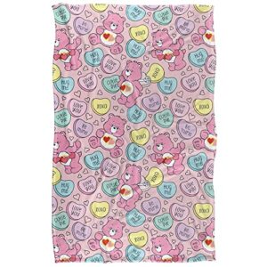 Care Bears Blanket, 36"x58" Love a Lot Bear Hearts Silky Touch Super Soft Throw Blanket