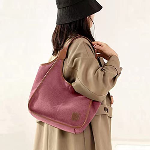 Women Casual Canvas Small Tote Purse Hobo Shoulder Bag Handbag