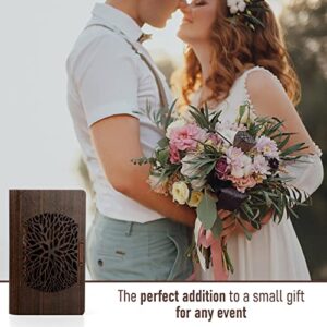 Handmade Wooden Gift Box - Keepsake Memory Box, Trinket Holder, Unique Gift Box holder for Jewelry, Gift card, Souvenir for Birthday, Christmas, Baby or Bridal Shower, Him or Her (Tree of Life)