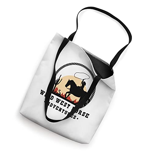 Wild West Horse Adventures Tote Bag