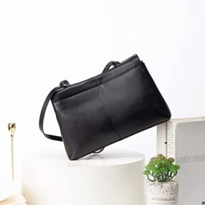 E&E&E Shoulder Bag for Women Mini Purse Soft PU Leather Handbag for Work and Shopping Cute Messenger Bag Tote Bag