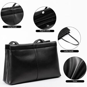 E&E&E Shoulder Bag for Women Mini Purse Soft PU Leather Handbag for Work and Shopping Cute Messenger Bag Tote Bag