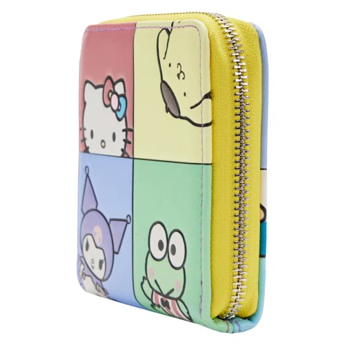 Loungefly Hello Kitty and Friends Color Block Zip Around Wallet