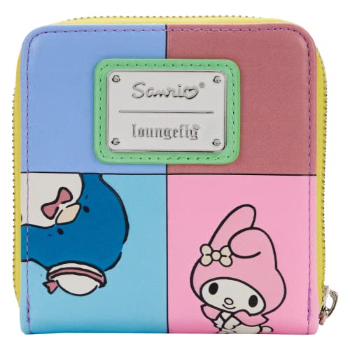 Loungefly Hello Kitty and Friends Color Block Zip Around Wallet