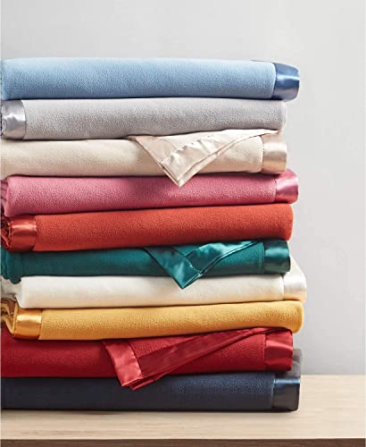 Martha Stewart Easy Care Soft Fleece Blanket Queen (Castlerock)