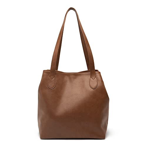 ESTALON Women Structured Shoulder Bag (Tan)