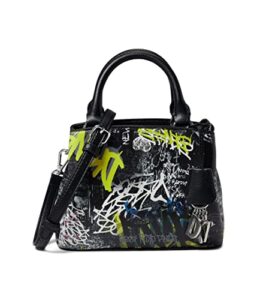 dkny paige small satchel black multi one size