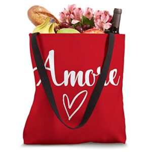 Amore - Italian Love Valentine's Day Tote Bag