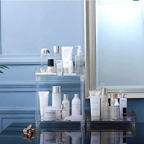 XJJZS Bathroom Shelf Wall Mounted Clear Shelves by Pretty Display. Extra Strong & Easy to Wall Mount