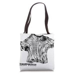 maison blanche vintage t-shirt inspired print tote bag