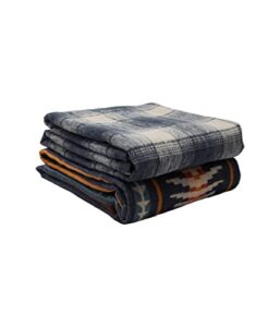 pendleton organic cotton throw gift packs trail ridge navy one size