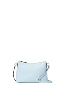 kate spade bailey textured leather crossbody bag purse handbag (frosty sky)