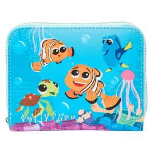 loungefly disney finding nemo 20th anniversary zip around wallet