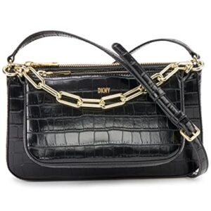 DKNY Lexi Double Crossbody, BLK/Gold