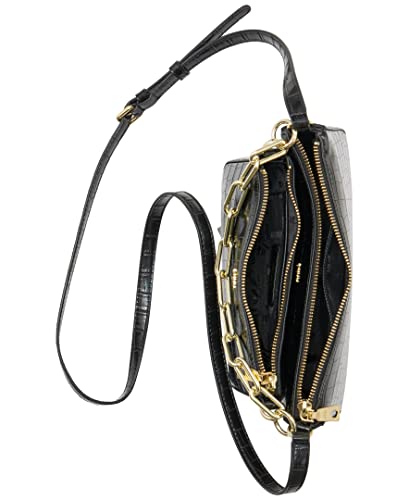 DKNY Lexi Double Crossbody, BLK/Gold