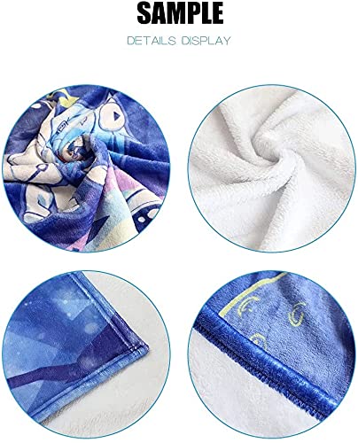 Household Soft Cartoon Anime Kaguya-sama Love is War Kaguya Shinomiya Printed Plush Flannel Fleece Throw Blanket Towel Blanket for Couch,80"x60"