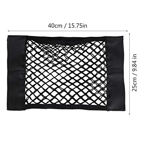 2Pcs Trunk Storage Storage Bag Interior Organizer Bag of car Trunk Mesh mesh Rear seat Storage Bag Holder Pocket