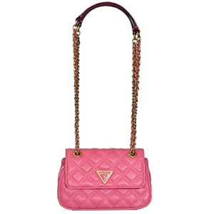 guess giully mini convertible crossbody flap, watermelon