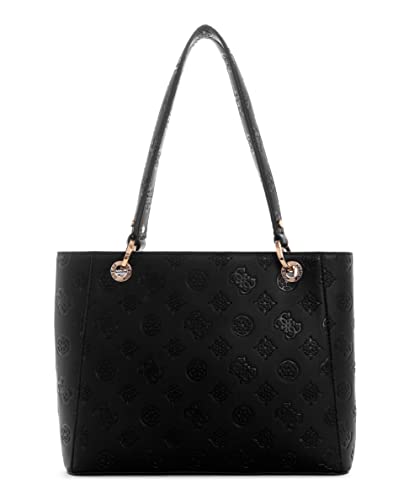 GUESS Galeria Small Noel Tote, Black