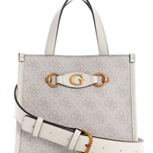 GUESS Izzy 2 Compartment Mini Tote, Dove Logo