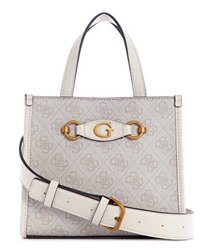 GUESS Izzy 2 Compartment Mini Tote, Dove Logo