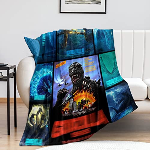 Anime Blanket Ultra Soft Flannel Fleece Throw Blankets for Sofa Bed Couch Travelling Camping for Kids Adults Gifts All Season 50"X40"