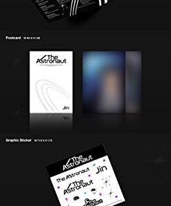 BTS JIN The Astronaut 1st Single Album CD+Folding poster on pack+Photobook+Lyric card+Postcard+Graphic sticker+Seal sticker+Photocard+Tracking (VERSION.01)