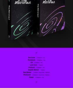 BTS JIN The Astronaut 1st Single Album CD+Folding poster on pack+Photobook+Lyric card+Postcard+Graphic sticker+Seal sticker+Photocard+Tracking (VERSION.01)