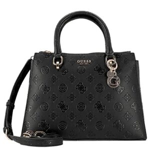 guess galeria status satchel, black