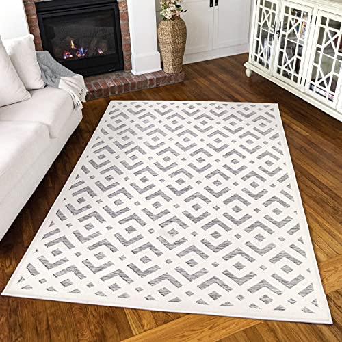 Simply Southern Cottage Covington Area Rug, 9' x 12', Grey