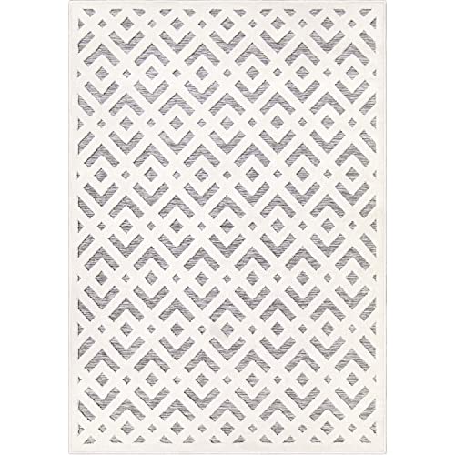 Simply Southern Cottage Covington Area Rug, 9' x 12', Grey