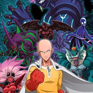 One Punch Man - Manga/Anime TV Show Poster (Saitama Vs. Villain) (Size: 24" x 36")