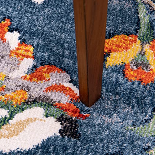 Simply Southern Cottage Franklin Floral Runner, 2' x 8', Blue