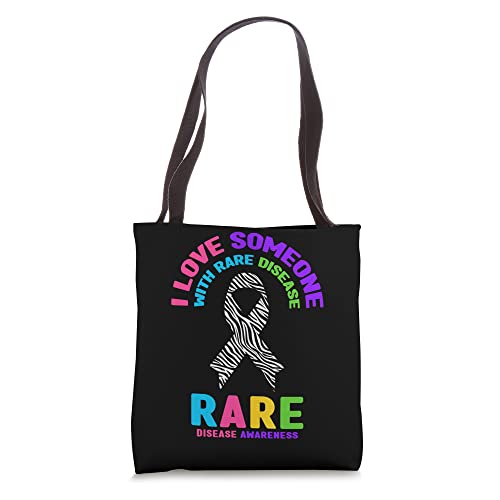 I Love Someone With Rare Disease Awareness Tote Bag