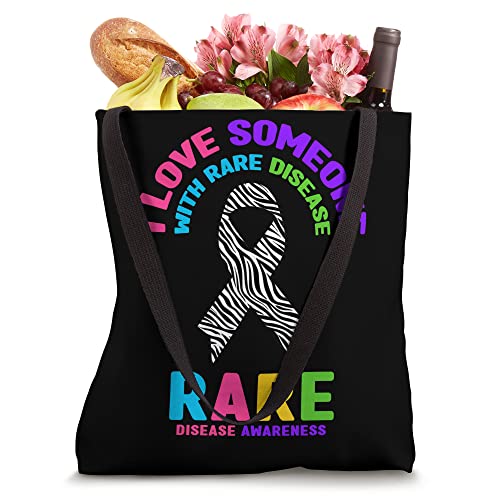 I Love Someone With Rare Disease Awareness Tote Bag