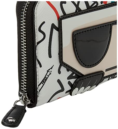 Karl Lagerfeld Paris Womens Maybelle Crossbody Tote Bag, Blk Multi, One Size US