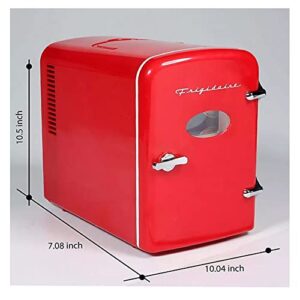 Frigidaire Retro 9-Can Portable Mini Fridge EFMIS197-RED (Renewed)