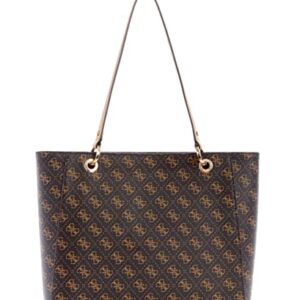 GUESS Noelle Noel Tote, Brown Logo