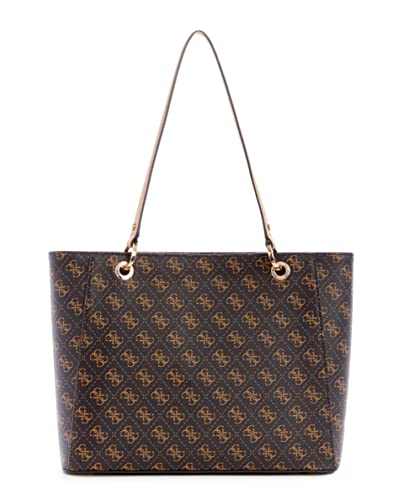 GUESS Noelle Noel Tote, Brown Logo