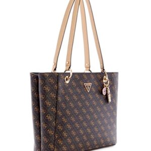 GUESS Noelle Noel Tote, Brown Logo