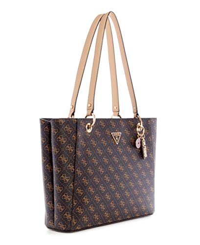 GUESS Noelle Noel Tote, Brown Logo