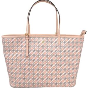 Tory Burch Geo Logo Top Zip Tote