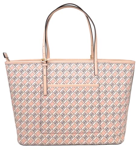 Tory Burch Geo Logo Top Zip Tote