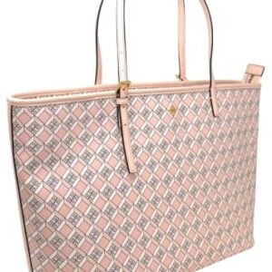 Tory Burch Geo Logo Top Zip Tote