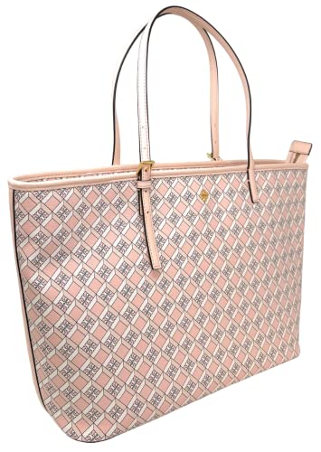 Tory Burch Geo Logo Top Zip Tote