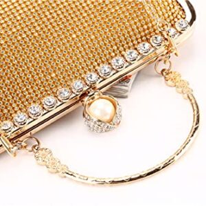 seropian Women's Rhinestone Bag Sparkling Chain Handbag Evening Clutch Purse Small Evening Formal Bag for Wedding,Party,Club